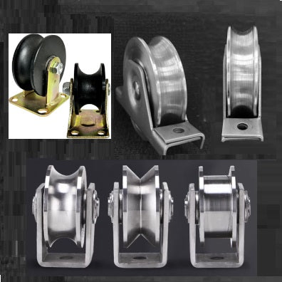 U Type-Groove Wheels and Castors – Australian Wheel & Castors