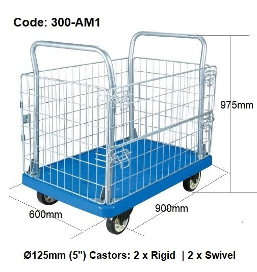 Wire Mesh Platform Trolley | Supo Castors Australia