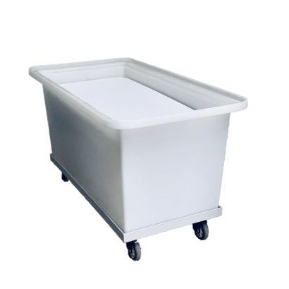 430LT Spring Loaded Laundry Tub Trolley | Plastic Bin Trolley-Straight ...