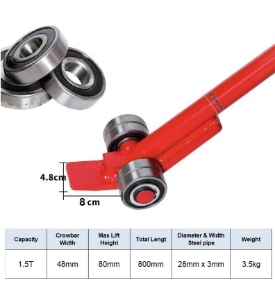 Roller Crowbar | 1500kg Capacity